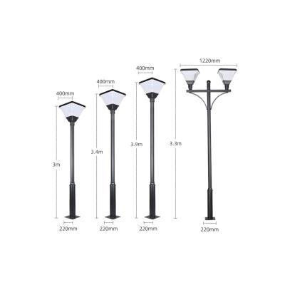 Cina La luce solare all'aperto del giardino IP65 lampada di via di alluminio del cortile della pressofusione LED in vendita