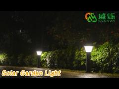 Smart Solar Garden Light 5V IP65 Decorative Warm White High Transmittance For Park