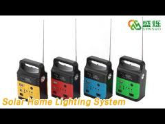 7500mAh Solar Home Lighting System Panel DC Portable For Camping