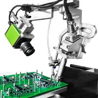 China Double Table Automatic Soldering Robot Electric With Display Screen for sale