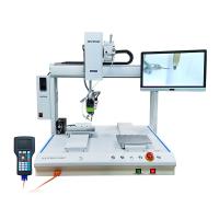 China Durable PCB Automatic Soldering Machine White Color With Double Platform for sale