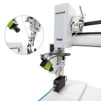 China Durable PCB Automatic Soldering Machine White Color With Double Platform for sale