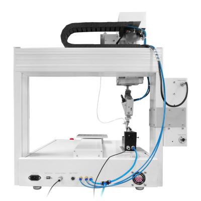 China Speelgoed pcb automatische soldeerrobot praktisch met dubbele y-as Te koop