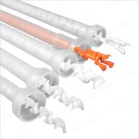 China Industrial Dynamic Epoxy Mixing Nozzle , Multipurpose Static Mixing Tubes for sale