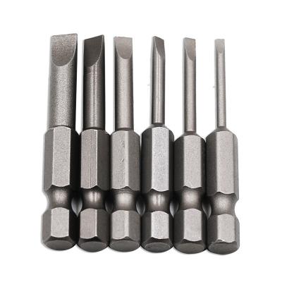 China Silver Practical Screwdriver Bits , Slot Type Magnetic Nut Setter for sale