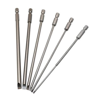China Silver Practical Screwdriver Bits , Slot Type Magnetic Nut Setter for sale