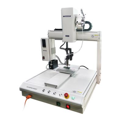 China 0.4-0.6MPA Automatic Soldering Machine , Multifunctional PCB Welding Robot for sale