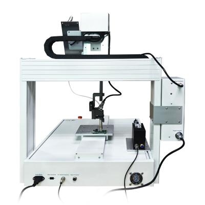 China 0.4-0.6MPA Automatic Soldering Machine , Multifunctional PCB Welding Robot for sale