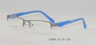 China Blue Half rim Eyeglass Frames For Women for sale