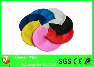 Cina Cappucci adulti impermeabili per capelli lunghi, cappucci di nuotata del silicone di nuoto personali per i bambini in vendita