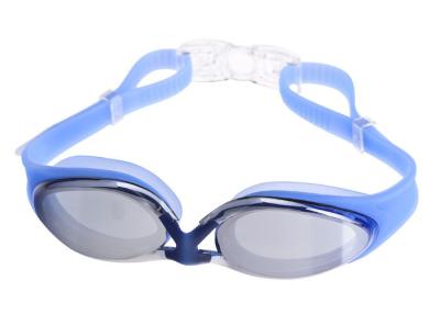 Cina L'anti lattice di placcatura di vuoto degli occhiali di protezione di nuoto del silicone degli adulti della nebbia libera in vendita