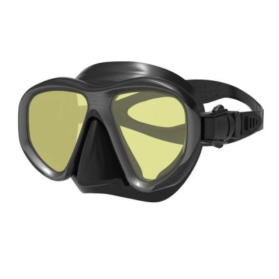 Cina Maschera bene sigillata rispecchiata variopinta di immersione senza scafandro della gonna del silicone della lente per gli adulti in vendita