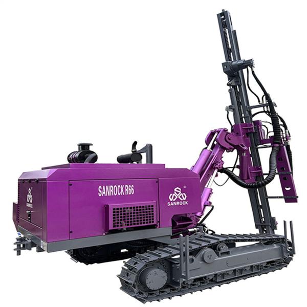 Mining Blast Hole DTH Drilling Machine 50m Deep Hydraulic Crawler DTH Drilling Rig