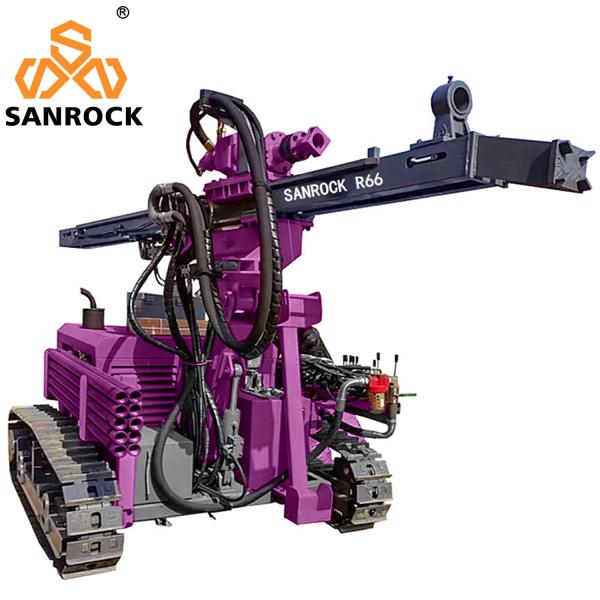 Mining Blast Hole DTH Drilling Machine 50m Deep Hydraulic Crawler DTH Drilling Rig