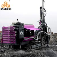 China Integrated Surface Drilling Machine Mining Hydraulic Blast Hole DTH Drilling Rig 30m for sale