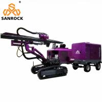 China Mining Blast Hole DTH Drilling Machine 50m Deep Hydraulic Crawler DTH Drilling Rig for sale