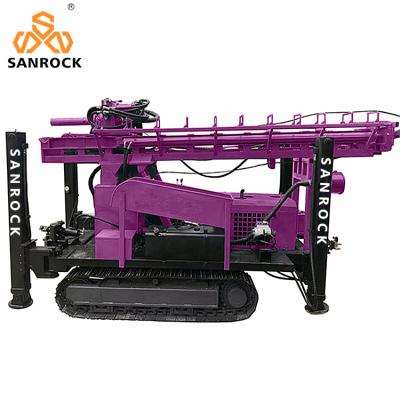China Full Hydraulic Crawler Water Well Drilling Rig 400m Depth Water Drilling Rig Machine for sale