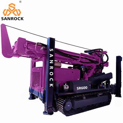 China Multifunctionele Waterput die Rig Hydraulic Bore Hole Crawler-het Materiaal van de Waterput boren Te koop