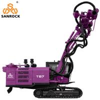 China Crawler Top Hammer Drill Rig Hydraulic DTH Drilling Rig With Automatic Rod Changing System for sale