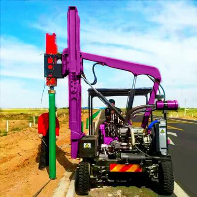 China Ground Pile Driving Rig Pendulum Hammer Piling Machine Mini Hydraulic Static Pile Driver for sale