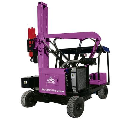 China Ground Pile Driving Rig Pendulum Hammer Piling Machine Mini Hydraulic Static Pile Driver for sale