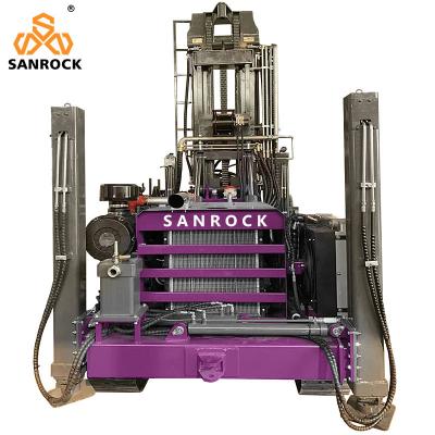 중국 500m 깊은 수압 물 우물 뚫기 리그 장비 크롤러 물 뚫기 리그 기계 판매용