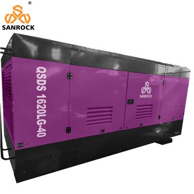 China Diesel Screw Air Compressor Machine High Pressure 40 Bar For Water Well for sale