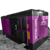 China High Pressure Diesel Driven Mining Screw Air Compressor Machine for sale