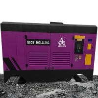 China High Pressure Diesel Driven Mining Screw Air Compressor Machine for sale