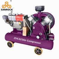 China Mini Air Compressor Industrial Air Compressor Machine Belt Driven Piston Air Compressor for sale