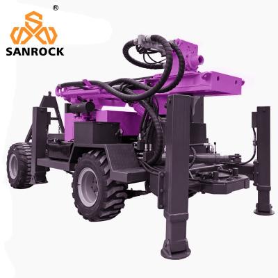China Máquina portátil de perforación de pozos hidráulicos con alta eficiencia de perforación en venta