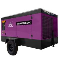 China Portable Screw Air Compressor Machine Mining Diesel Engine High Pressure Air Compressor for sale