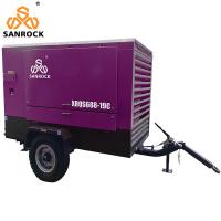 China Portable Screw Air Compressor Machine Mining Diesel Engine High Pressure Air Compressor for sale