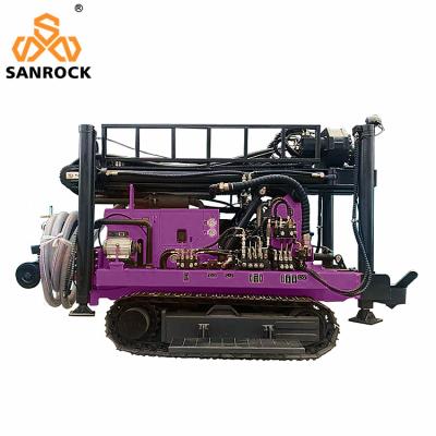 중국 리프팅 파워 15T 크롤러 물 우물 드릴링 리그 유차이 엔진을 가진 수압 굴착 구멍 드릴링 기계 판매용