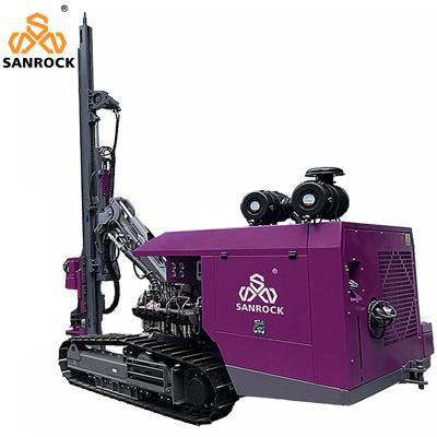China Cylinder Chain Feed Method Mining Drilling Rig for Hydraulic Borehole Drilling in Construction for sale