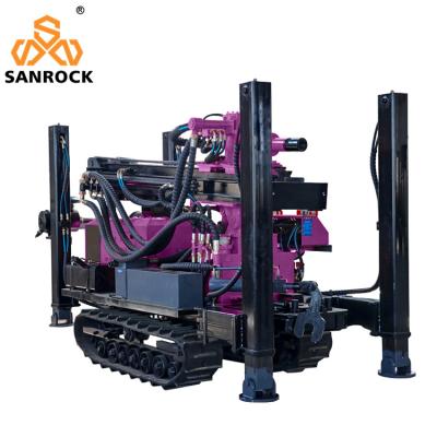 China Drilling Depth 180m Water Well Drill Rig Crawler Borehole Drilling Machine for sale
