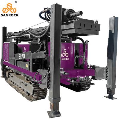 중국 700m 깊은 물 우물 뚫기 기기 수압 우물 뚫기 기기 휴대용 커민스 엔진 판매용