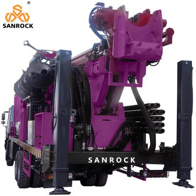 China Truck Mounted Water Well Drilling Rig Geological Exploration Reverse Circulation Drilling Machine for sale
