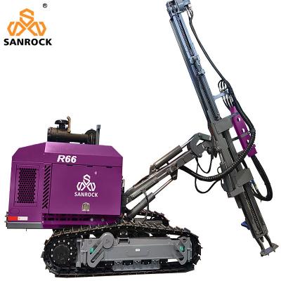 China Surface Drilling Machine Mining DTH Drilling Rig Rotate Speed 180r/min Crawler Drilling Rig for sale