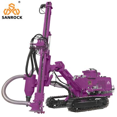 China Hard Rock Borehole Drilling Machine Power 93kw Surface Drill Rigs Mining Crawler Drilling Rig for sale