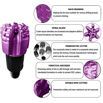 China High Manganese Steel PDC Drilling Bit Oilfield Drilling Bits Square Taper API PDC Drill Bit for sale