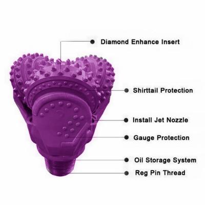 China Tricone Rock Bit Oilfield Drilling Tools Tungsten Carbide Roller Cone Drill Bit for sale