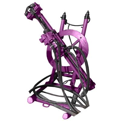 China Hydraulic Pneumatic DTH Drilling Machine Impact Frequency 34HZ Surface Borehole Drilling Rig for sale