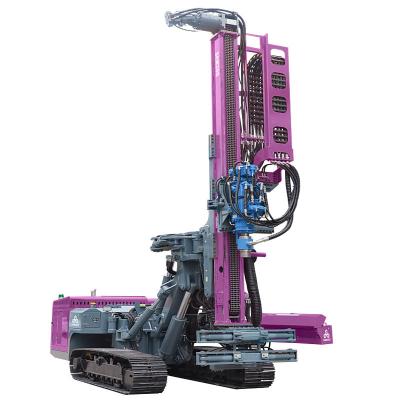 China 360° Rotary DTH Drilling Rig with Max. 150m Drilling Depth and Hydraulic Controlling for Hard Rock Blast Holes for sale
