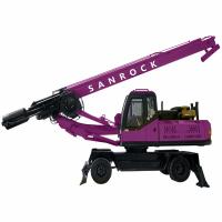 China Wheel Mounted Rotary Drilling Rig Slope Stabilization Projects Engineering Drilling Machine for sale