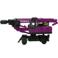 China Wheel Mounted Rotary Drilling Rig Slope Stabilization Projects Engineering Drilling Machine for sale