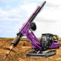 China Wheel Mounted Rotary Drilling Rig Slope Stabilization Projects Engineering Drilling Machine for sale