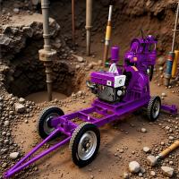 China Exploration Core Drilling Rigs Light Weight Mobile Drilling Rig 200m Core Sample Drilling Rig for sale
