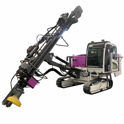 China Mining Drilling Rig Automatic Rod Changing Drilling Machine Diesel Engine Hydraulic DTH Drilling Rig for sale