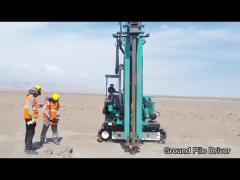 Máquina de construção hidráulica Máquina de condução de pilhas Máquina de condução de pilhas de parafuso